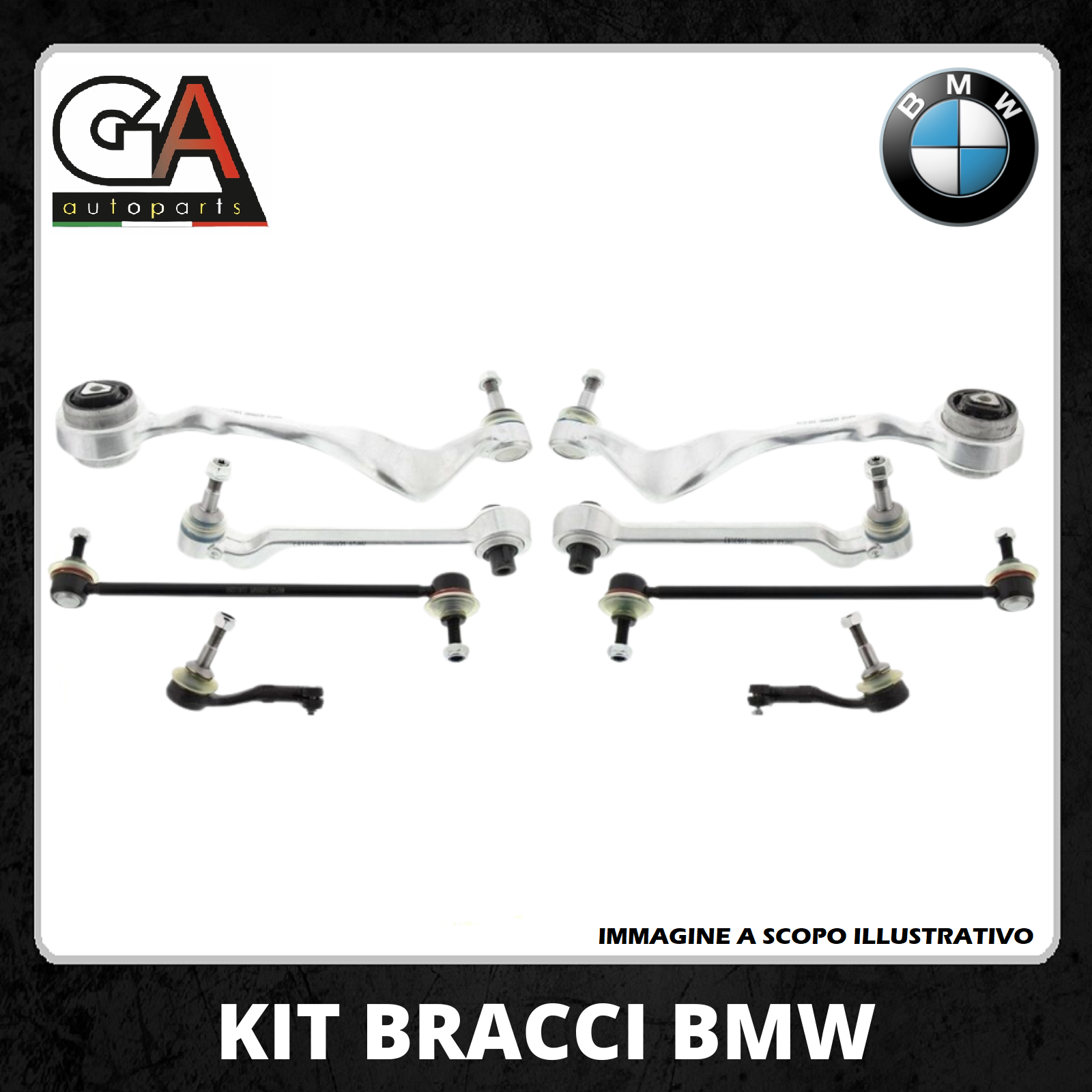Kit Bracci Oscillanti Sospensioni Anteriore BMW Serie 1 E81 E87 X1 E84 ...